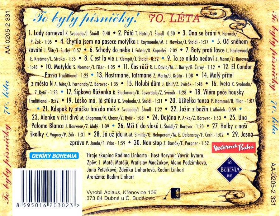 70 Léta - to byly písničky ! :: Film,hudba,programi